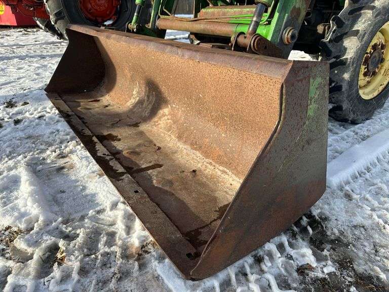 John Deere 4400 4WD Tractor with 430 Loader, Hydrostatic, (Shows 4579 ...