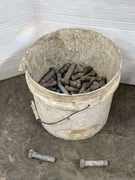 (3) Buckets of bolts, various sizes - Albrecht Auction Service