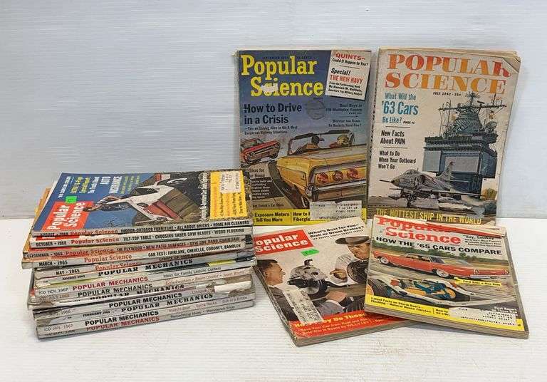 (17) Magazines from the 1960s, include: 8- Popular Mechanics, and 9 ...