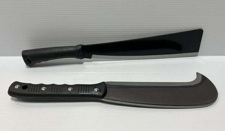 (2) Heavy duty machetes, 17"L, new - Albrecht Auction Service