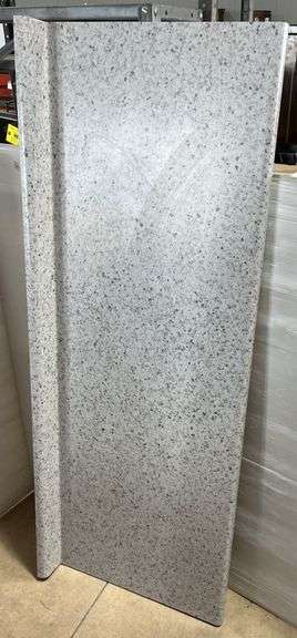 Countertop rolled edge formica with rolled backsplash, chipstone in ...