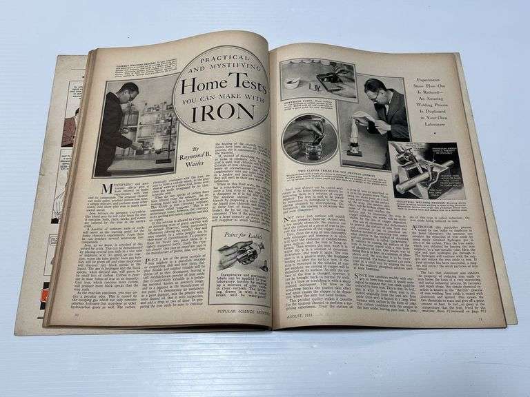 (4) Popular Science magazines, all from the 1930's, good - Albrecht ...