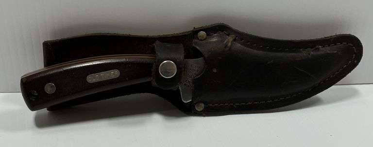 Schrade Old Timer skinner knife with sheath, 7"L overall - Albrecht ...