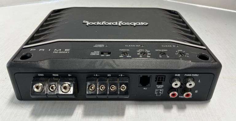 Rockford Fosgate 500W AMP, excellent - Albrecht Auction Service