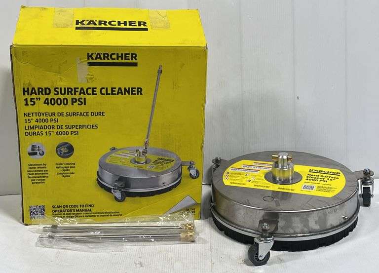 Karcher hard surface cleaner, 15", 4000 PSI, new - Albrecht Auction Service