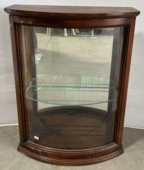 Small wooden display cabinet, 18"W x 8"D x 23 1/2"H, good - Albrecht ...