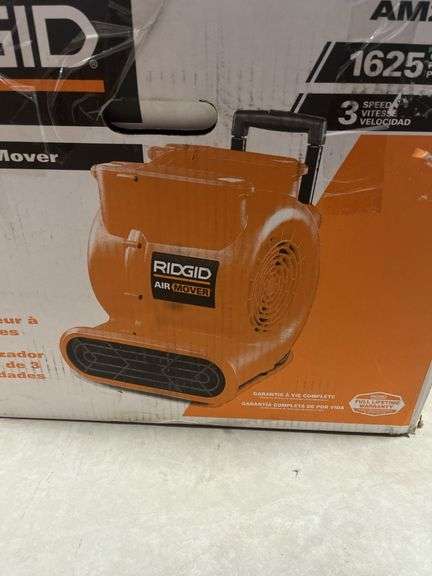 RIDGID commercial air movement, high power fan with 3-speed moves max ...