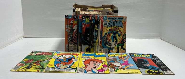 Over (100) DC comics, 1980's and Mad Magazines, cracked Conan ...