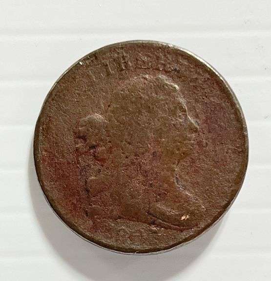 1807 US bust half cent, 218 years old, nice full date and rim, only ...
