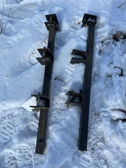 Weed-whip holder for trailer, used - Albrecht Auction Service