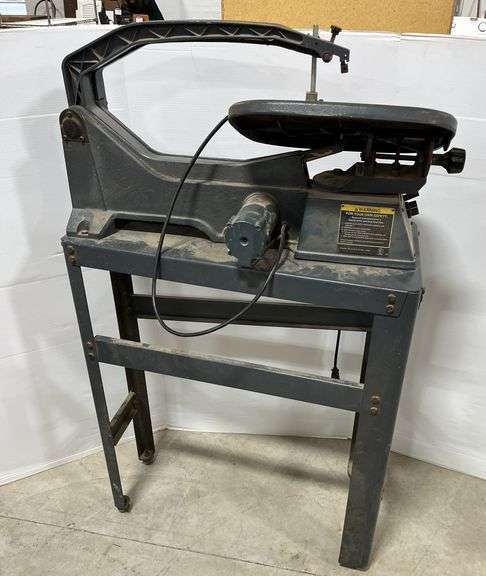 Sears contractor scroll saw, variable speed - Albrecht Auction Service
