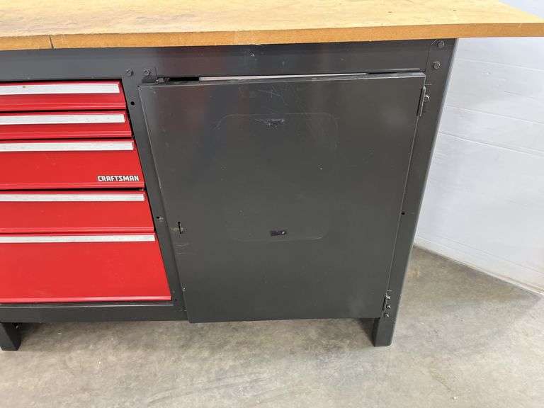Craftsman tool chest/Work bench table, 54"W x 20"D x 33"H - Albrecht ...