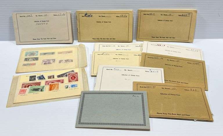 (12) Older booklets of stamps, various countries - Albrecht Auction Service