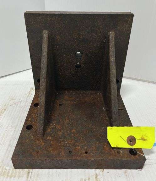 Heavy duty cast iron machinist angle plate fixture, 8" x 8" x 8 ...