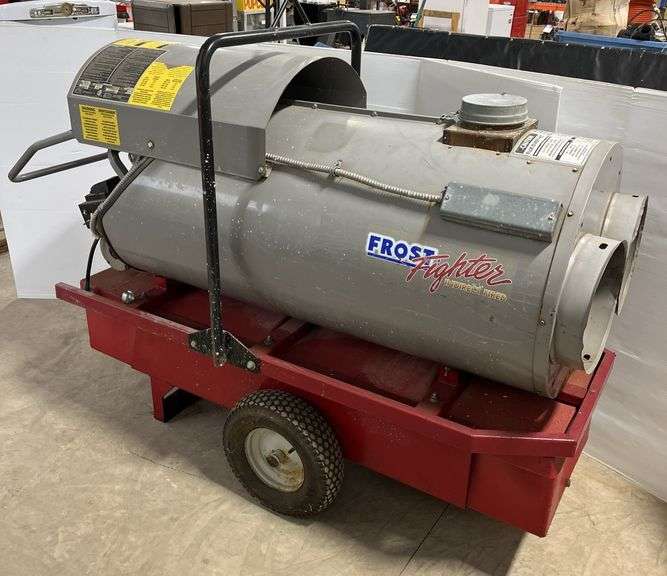Frost Fighter indirect fired jobsite heater, dual chamber with a ...