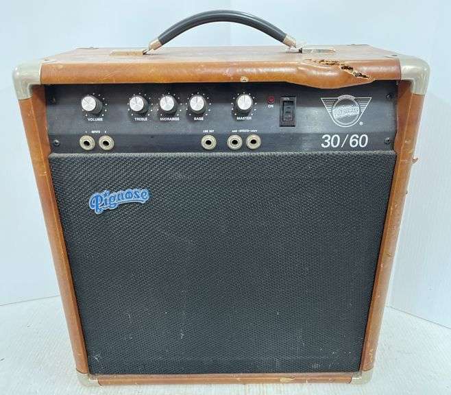 Pignose 30/60 guitar amp, 16"W x 17"H, works as it should - Albrecht ...