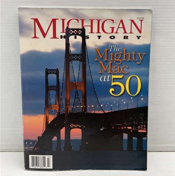 Michigan History Book/Magazine, "The Mighty Mac at 50", in very good ...