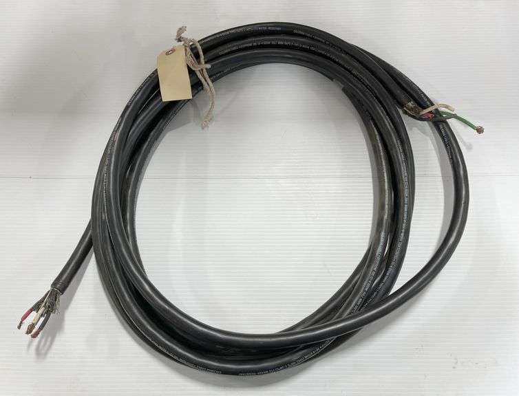 Coleman electric cable, 23'L, 12-4 wire, use for generator or RV cord ...