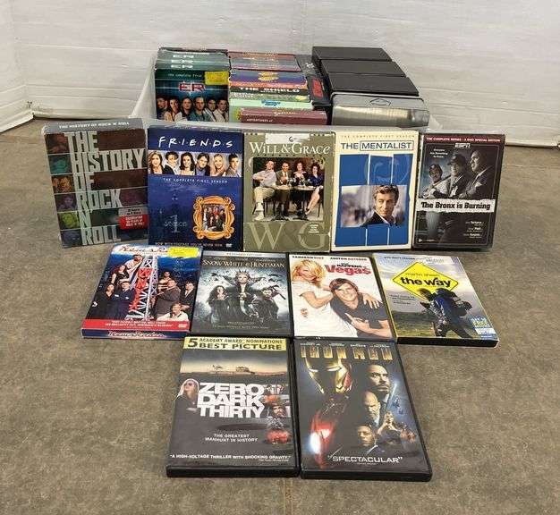 (125) DVDs, many NIB and complete season DVD sets, all excellent ...