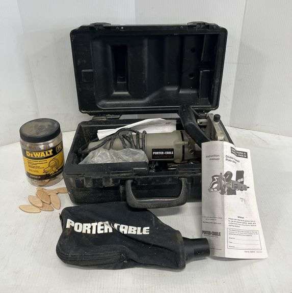 Porter cable biscuit jointer with biscuits, case, and manual, works ...