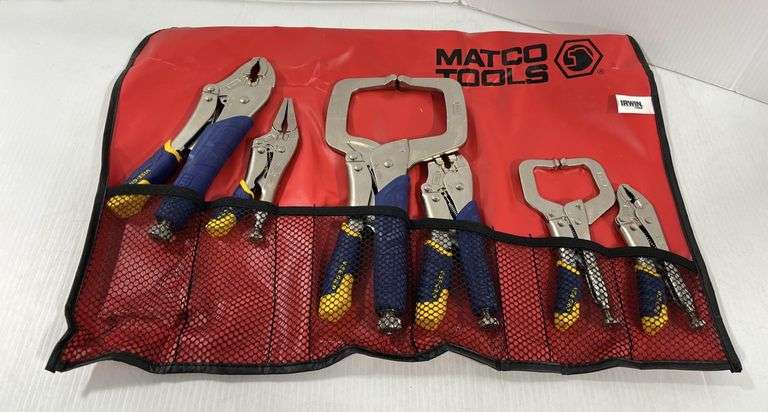 Irwin MATCO 6-piece quick release vise grip set, No. 645KB, new ...