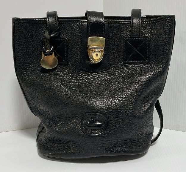 Older Dooney and Bourke, weather leather, body- 11" x 9 1/2", very nice ...