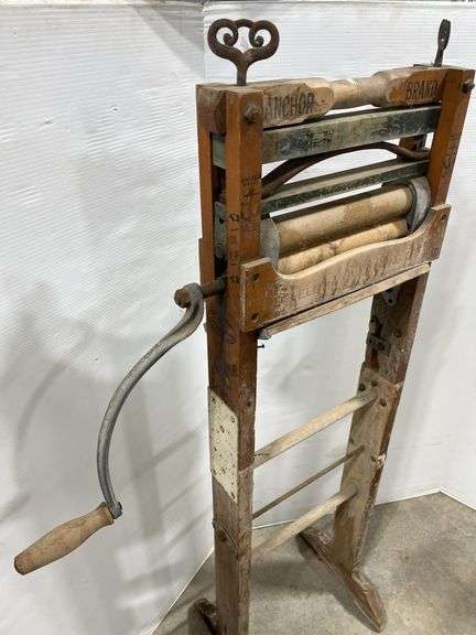 Antique ringer, 27"W x 48"H, good - Albrecht Auction Service