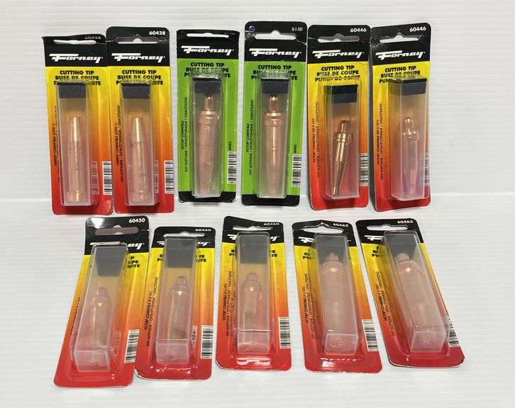 Forney cutting tips, fit victor harris, sizes include: Two- 00-3-101 ...