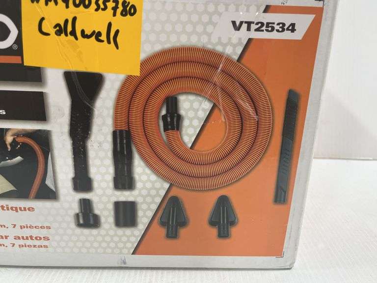 RIDGID 7-piece car detailing kit for RIDGID wet/dry shop vacs, includes ...