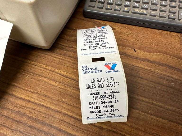 Zebra TLP 2824 Plus Oil Change Sticker Printer Kit. Thought to be ...