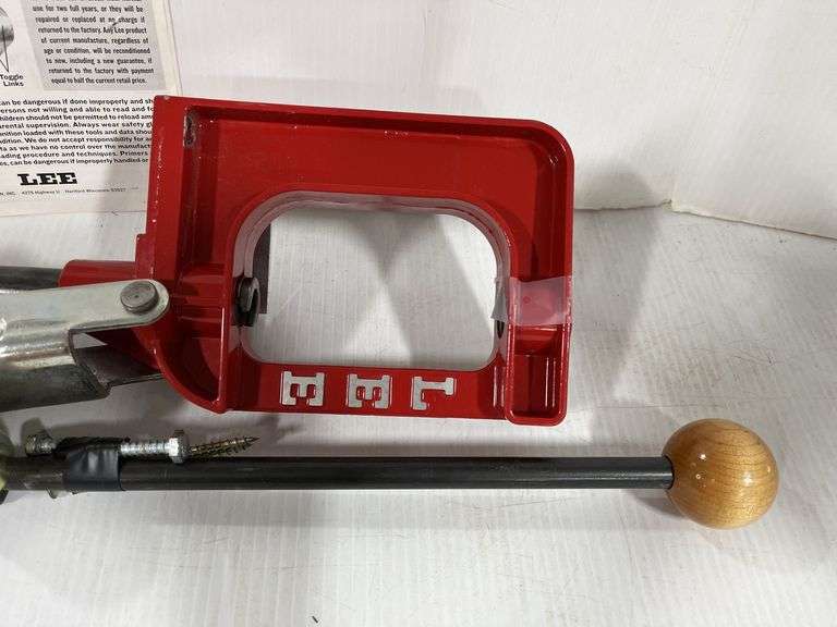 Lee Precision reloading press, single stage reloading press with ...