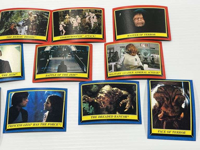 Older Star Wars: Return of the Jedi movie collectors original cards ...