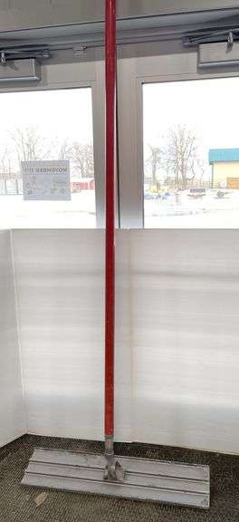 Aluminium cement float with 8' steel handle, float- 8" x 36" x 3/4 ...