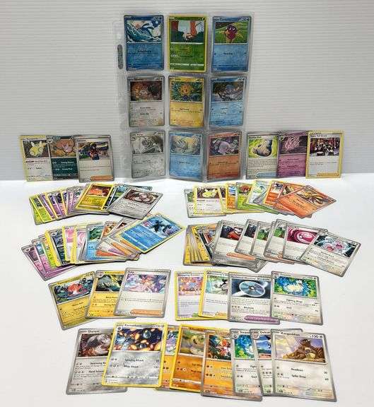 (110) Pokemon cards, all uncommon and rare with foils - Albrecht ...