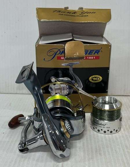 Pflueger President Spinning Reel, Model No. 6730, used, like new ...
