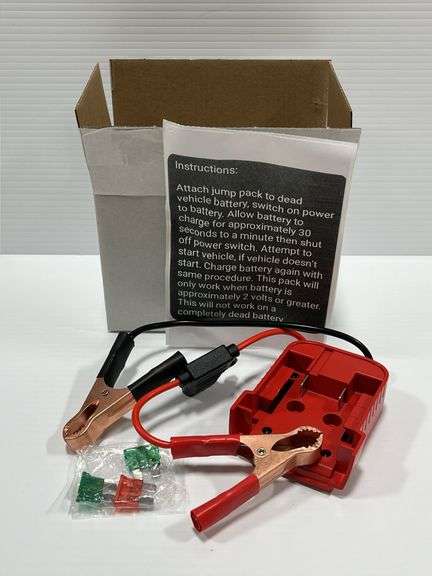 Milwaukee M18 jump starter adapter, great for jump starting vehicles ...