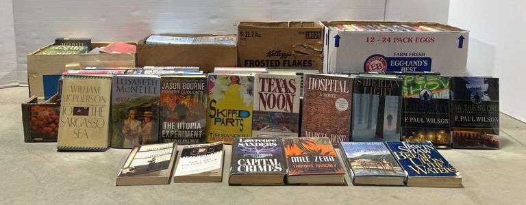 Approx. (150) hardcover books, used - Albrecht Auction Service