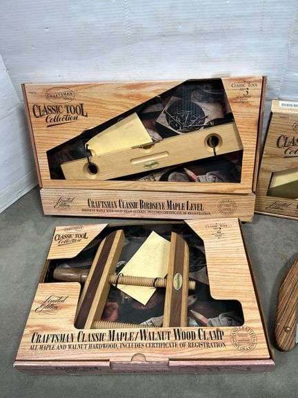 (4) Craftsman classic tools, 3- in original boxes, 1- out of box ...