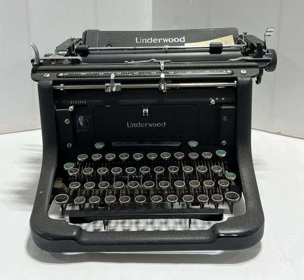 1945 Underwood S11 typewriter, acquired from the Sloan Museum of Flint ...