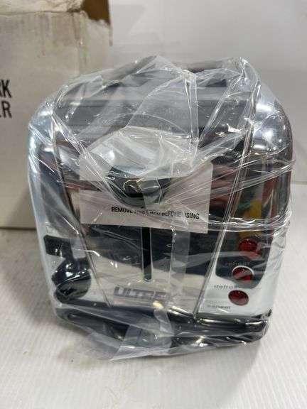 Ultrex chrome/stainless steel classic toaster, No. 08310, 14"D, NIB ...