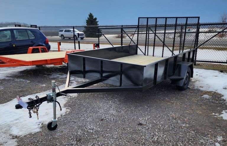 6' x 10' Utility trailer with fold-down gate, frame constructed ...