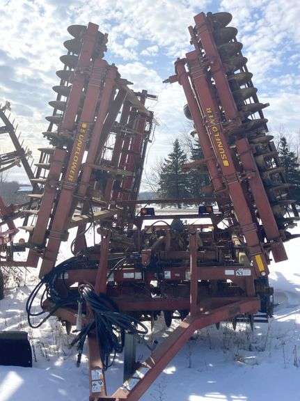 Sunflower 6332 Soil Finisher, 26.5' Working Width, Rear Hitch and ...