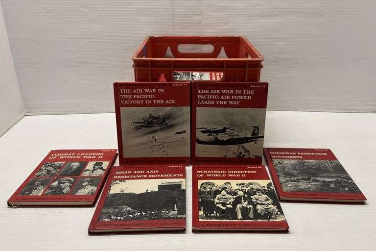 Complete 18-volume set, Military history of the World War II Books ...