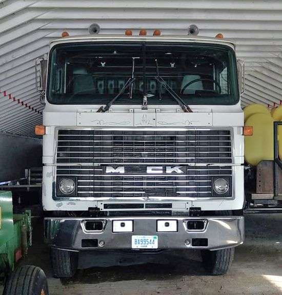 1984 Mack Cabover Semi Tractor, (Unknown Miles), 350 Mack Engine, 9 ...