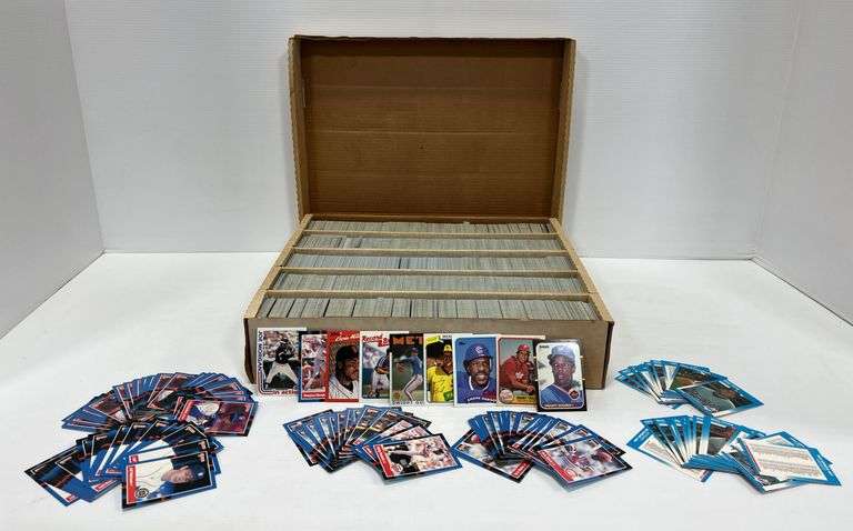 (2,000) Baseball Cards from the 1980's, box- 19"W x 16 1/8"D - Albrecht ...