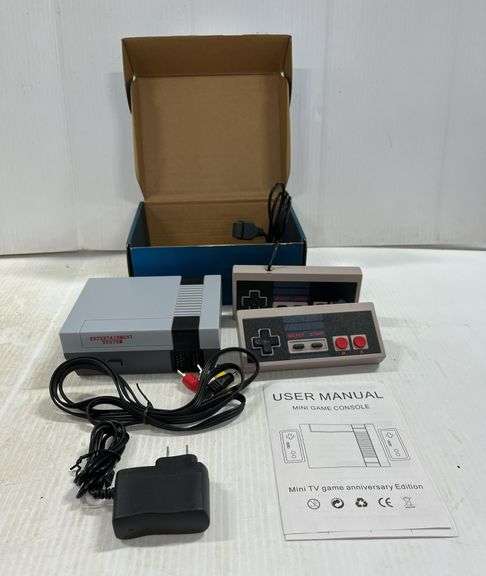 Mini classic console with 620 built-in games, list and manual included ...