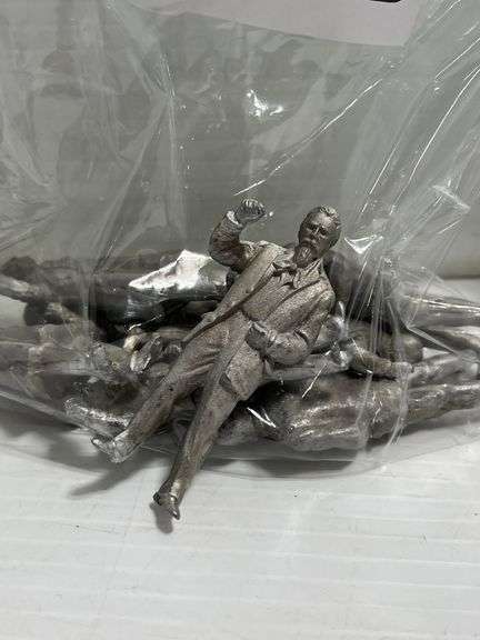 (23) Pewter miniature figures, 60mm tall, three styles with multiple ...