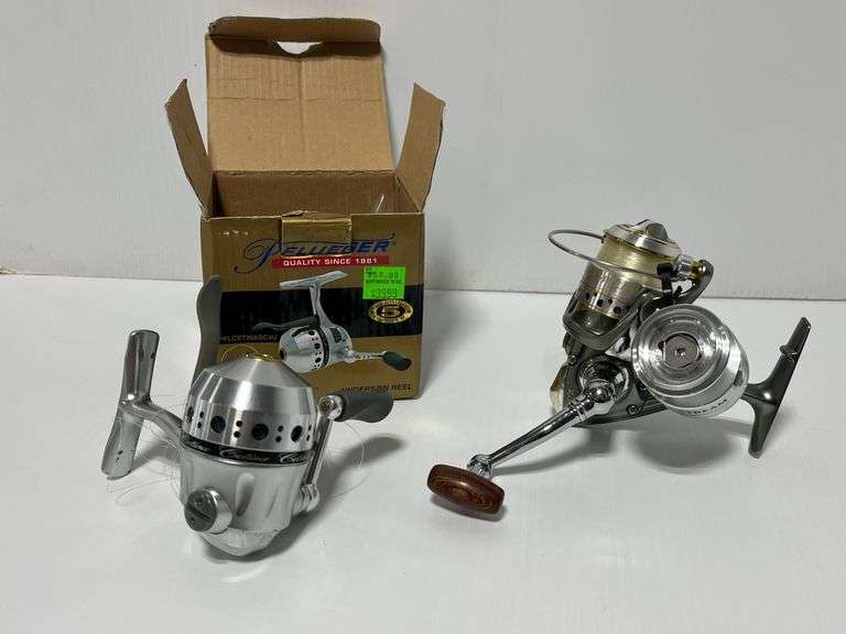 Field & Stream Rainier 25 Spinning Reel; Pflueger Cetina underspin reel ...