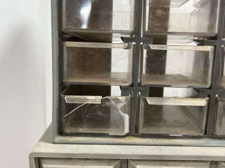 (2) Plano storage containers, for small parts, 14 1/2" x 11 1/2"; (2 ...