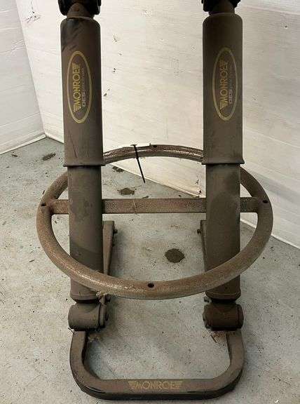 Monroe Shocks and Struts Shop Stool, Poor Condition - Albrecht Auction ...